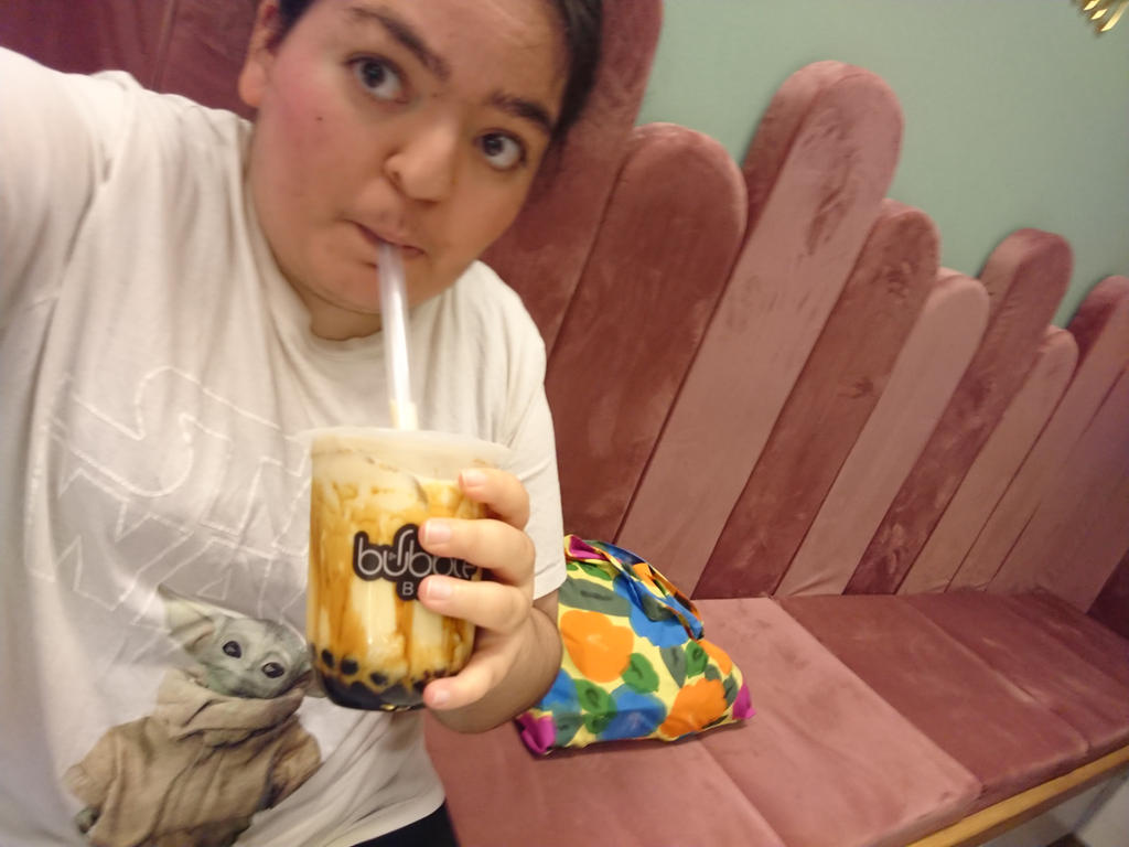 Me Take Selfie With My Bubble Tea Milk Tea By Kari5 On Deviantart
