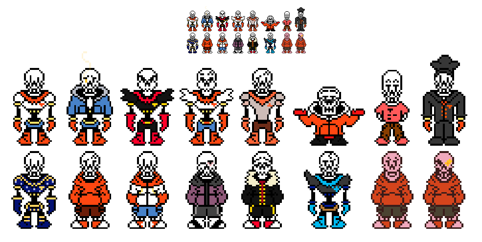 Papyrus Overworld Au Sprites By G Norm Us On Deviantart