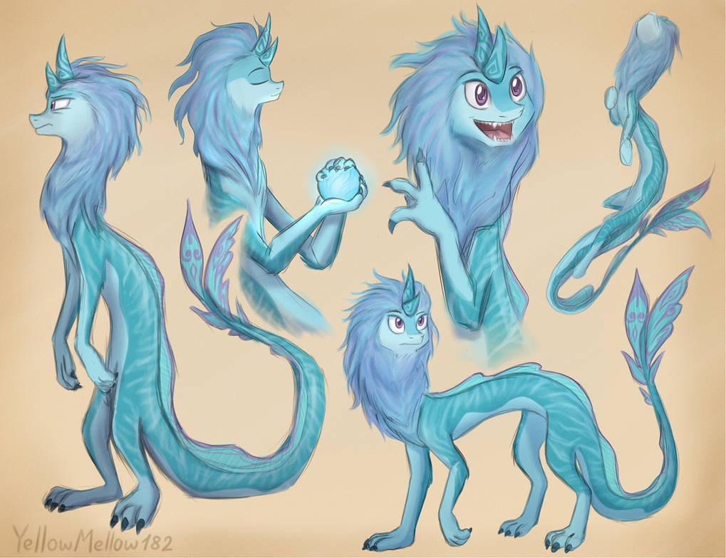 Sisu Sketches Raya And The Last Dragon Fan Art By Yellowmellow182 On Deviantart
