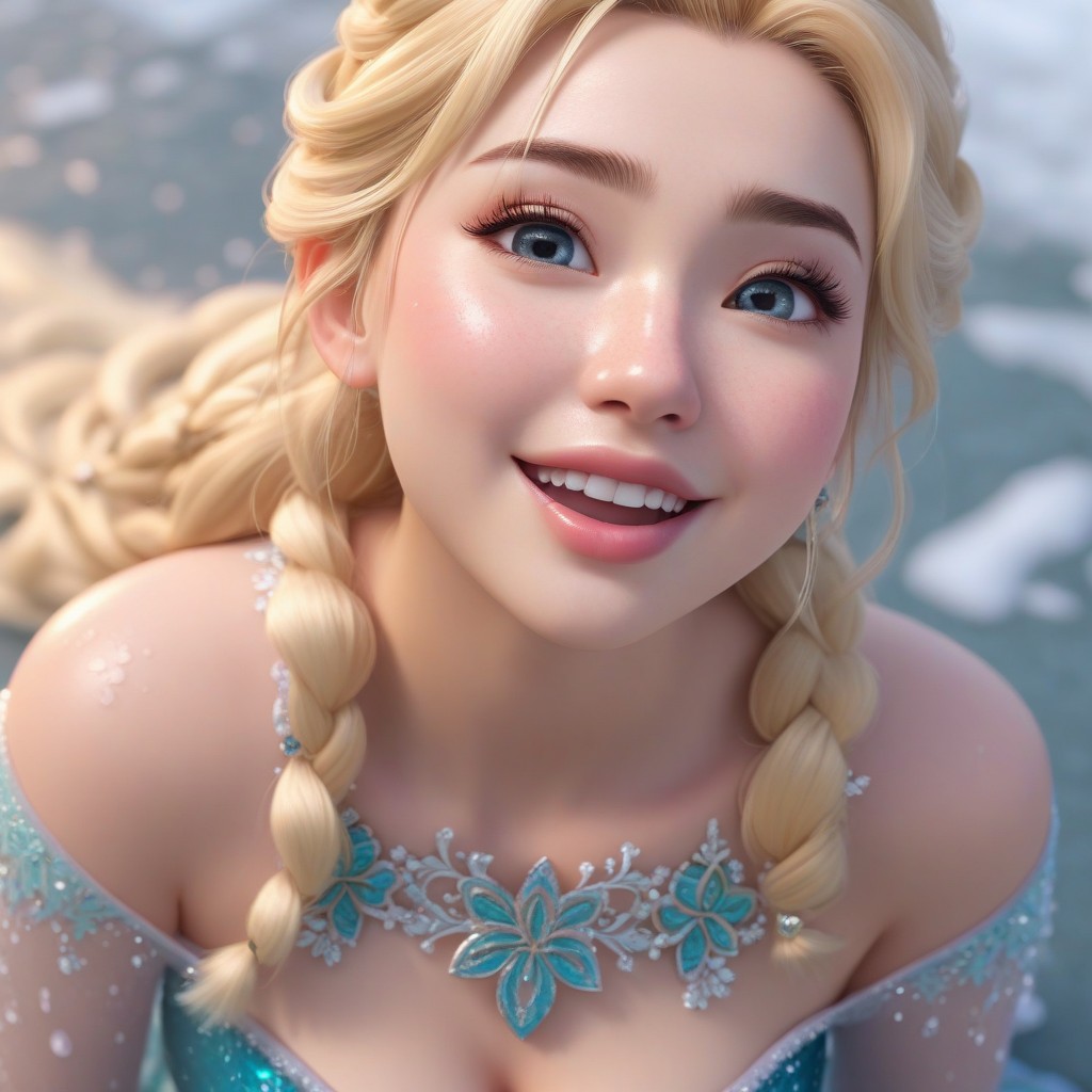 Our Frozen Queen Elsa By Deviantaiartist On Deviantart
