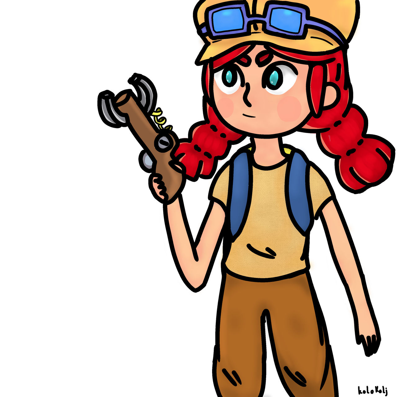 Jessie Brawl Stars By Kolokolj On Deviantart