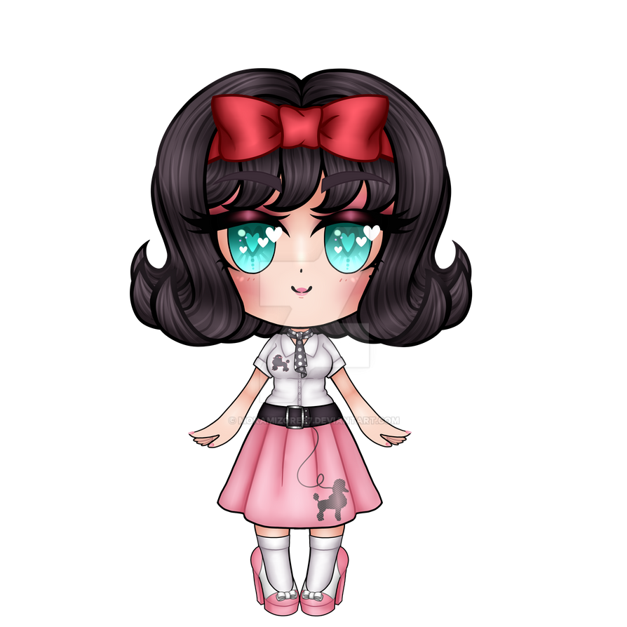 Chibi Huniepop Polly Bendleson Fifties Outfit By Mokamizore97 On Deviantart