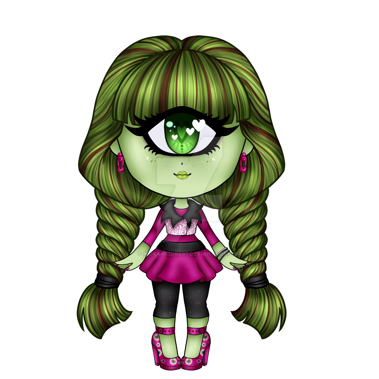 Chibi Monster High Iris Clops By Mokamizore97 On Deviantart