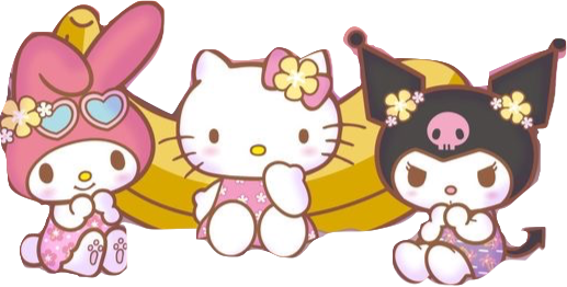 Hello Kitty My Melody And Kuromis Summer By Kirakiradolls On Deviantart