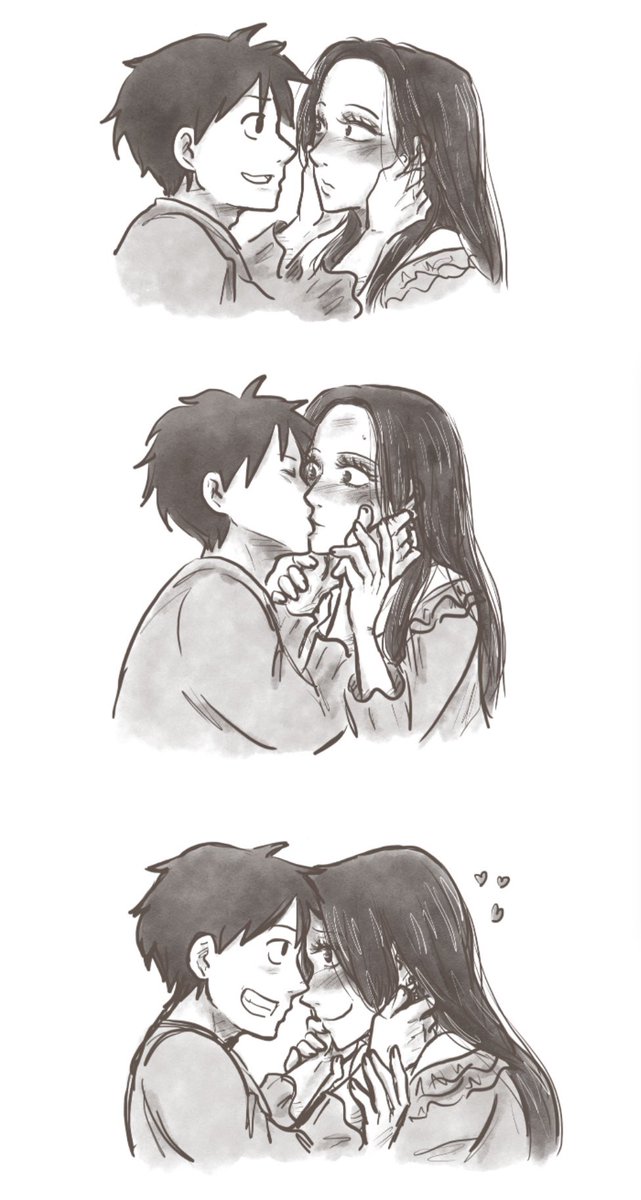 Luffy And Hancock First Kiss By Lrowling On Deviantart