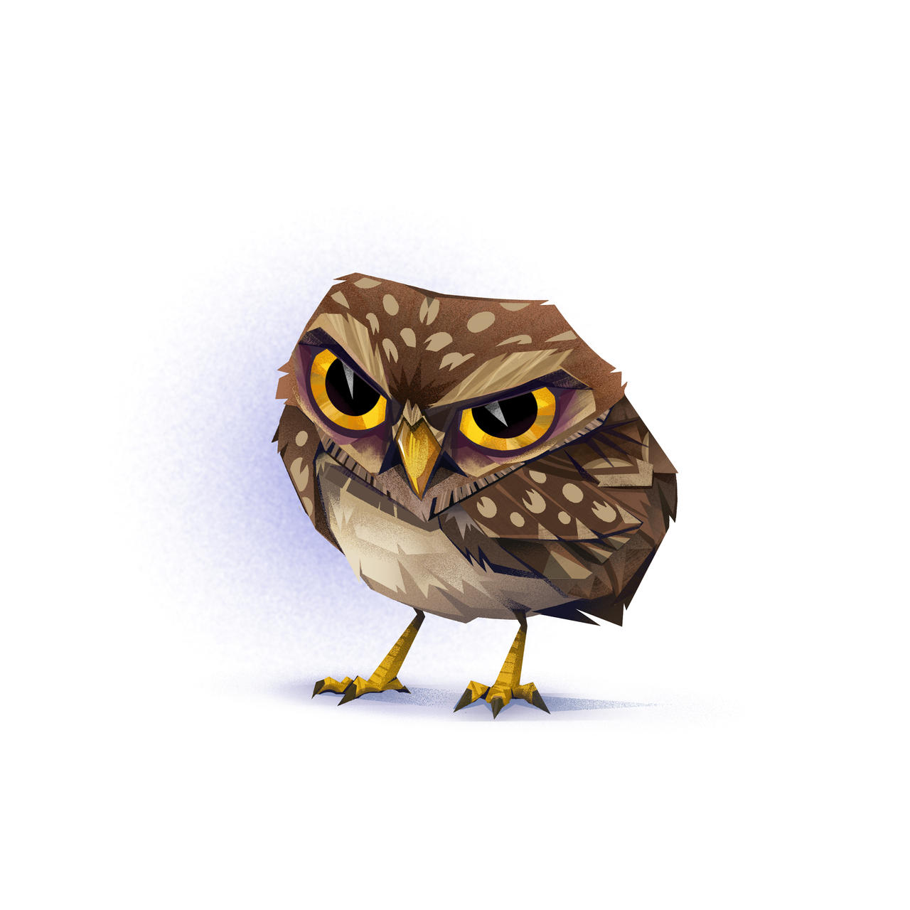 Judgemental Owl By Aledthompsonart On Deviantart