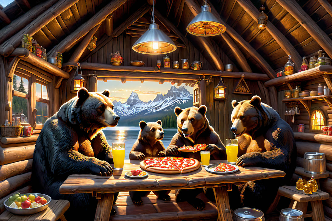 Grizzly Pizza By Heinz7777 On Deviantart