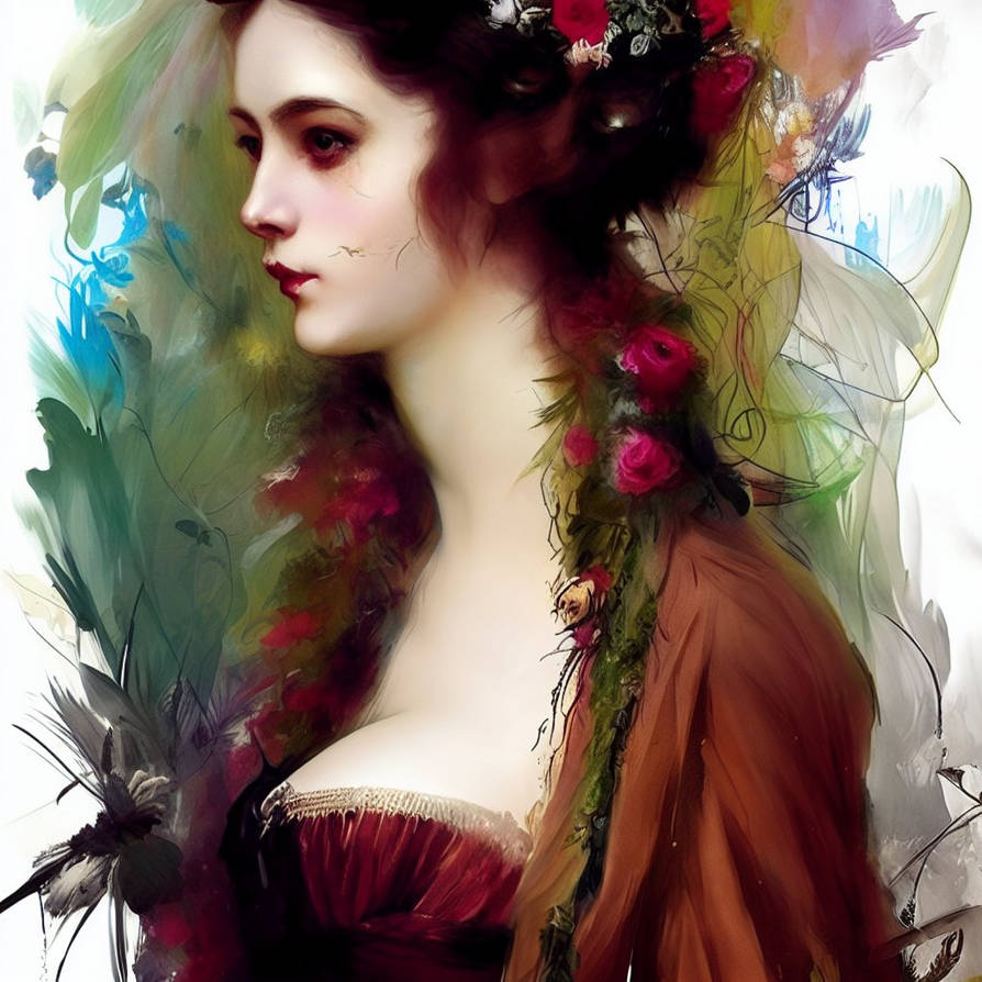 Stunningly Beautiful Girl Victorian Gothic Era Fas By Haboryum On