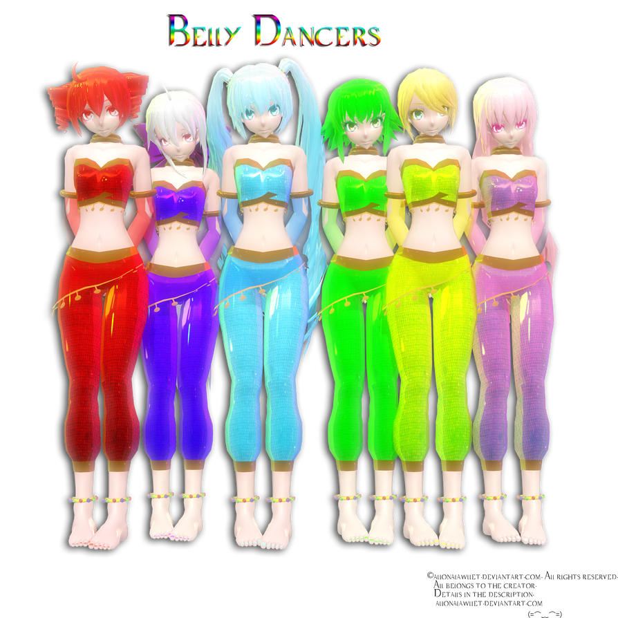 Mmd Dl Belly Dancers By Alisato On Deviantart