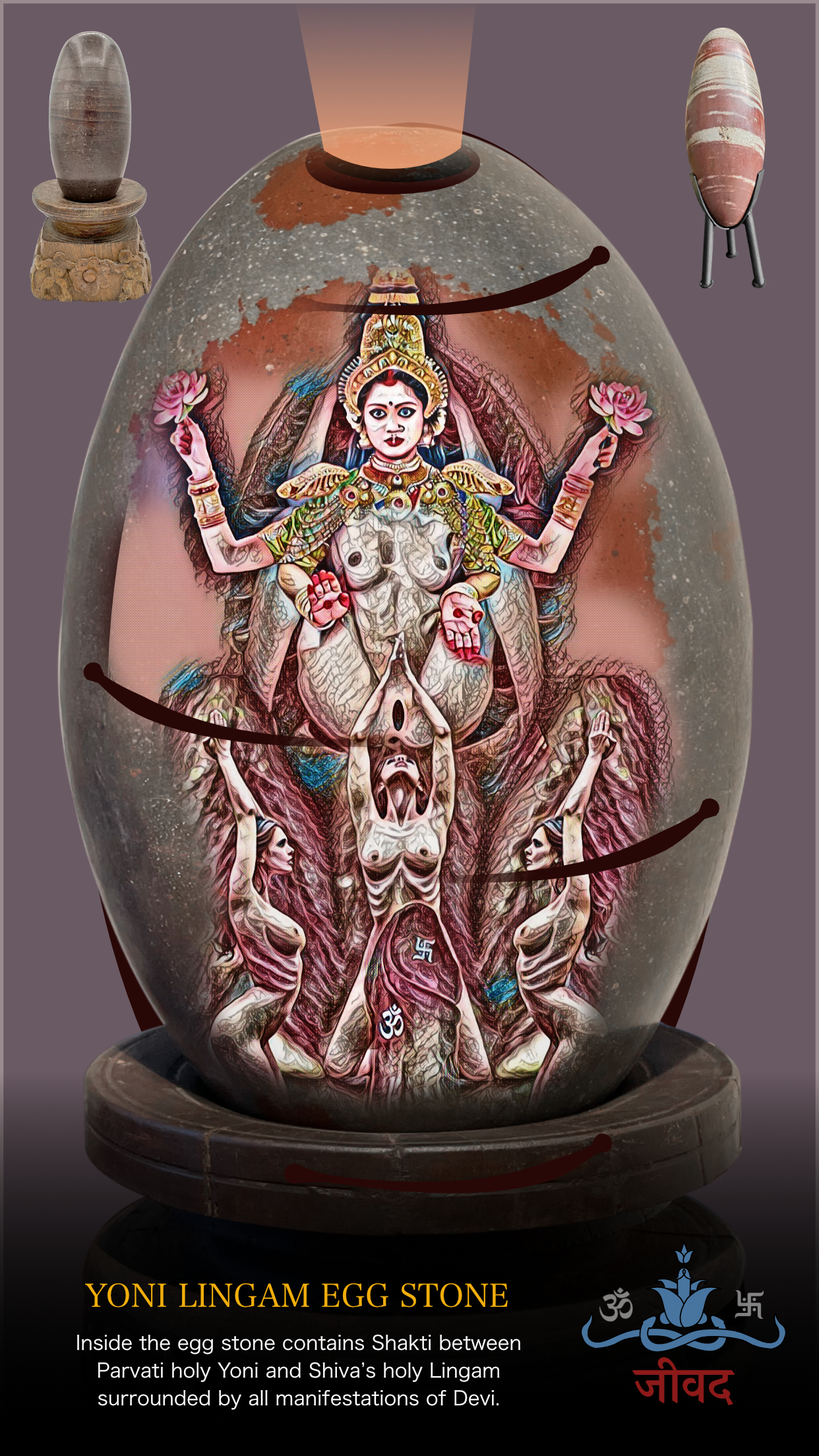 Yoni Lingam Egg Stone By Jivada On Deviantart