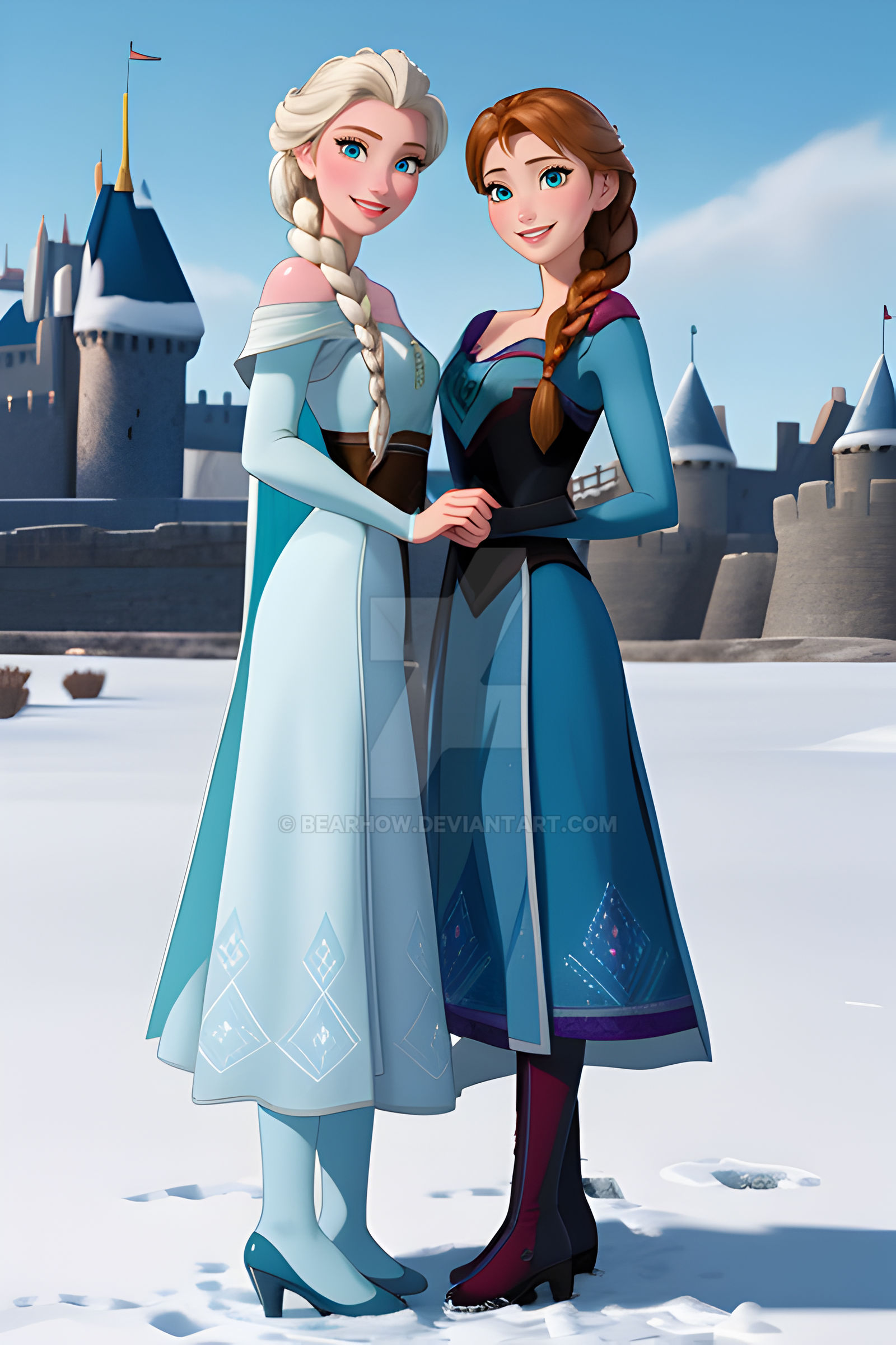 Anna And Elsa 006 By Bearhow On Deviantart