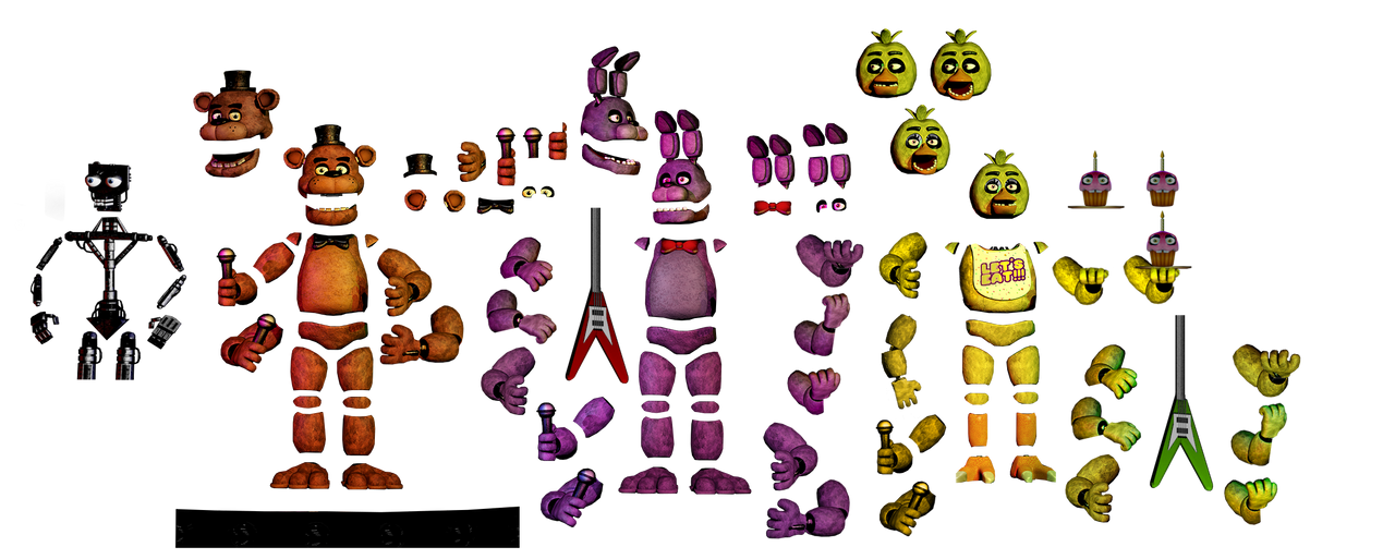 Fnaf Asset Pack By Gamerpeppino342 On Deviantart