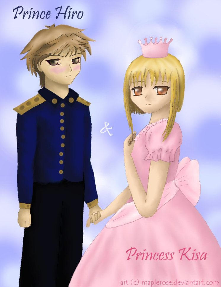 Prince Hiro and Princess Kisa by MapleRose on DeviantArt