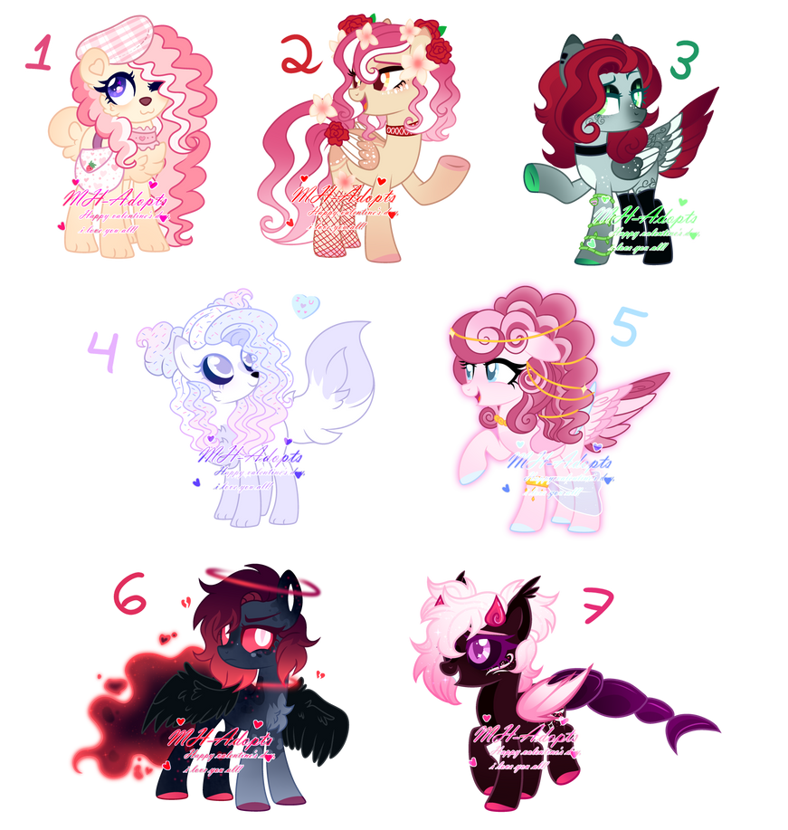 Valentines MLP pony adopts - closed by MH-Adopts on DeviantArt Valentines MLP pony adopts - closed by MH-Adopts on DeviantArt