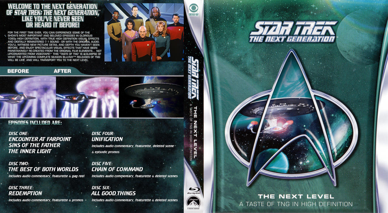 Star Trek The Next Generation Blu Ray Custom Cover By Mrwidden On