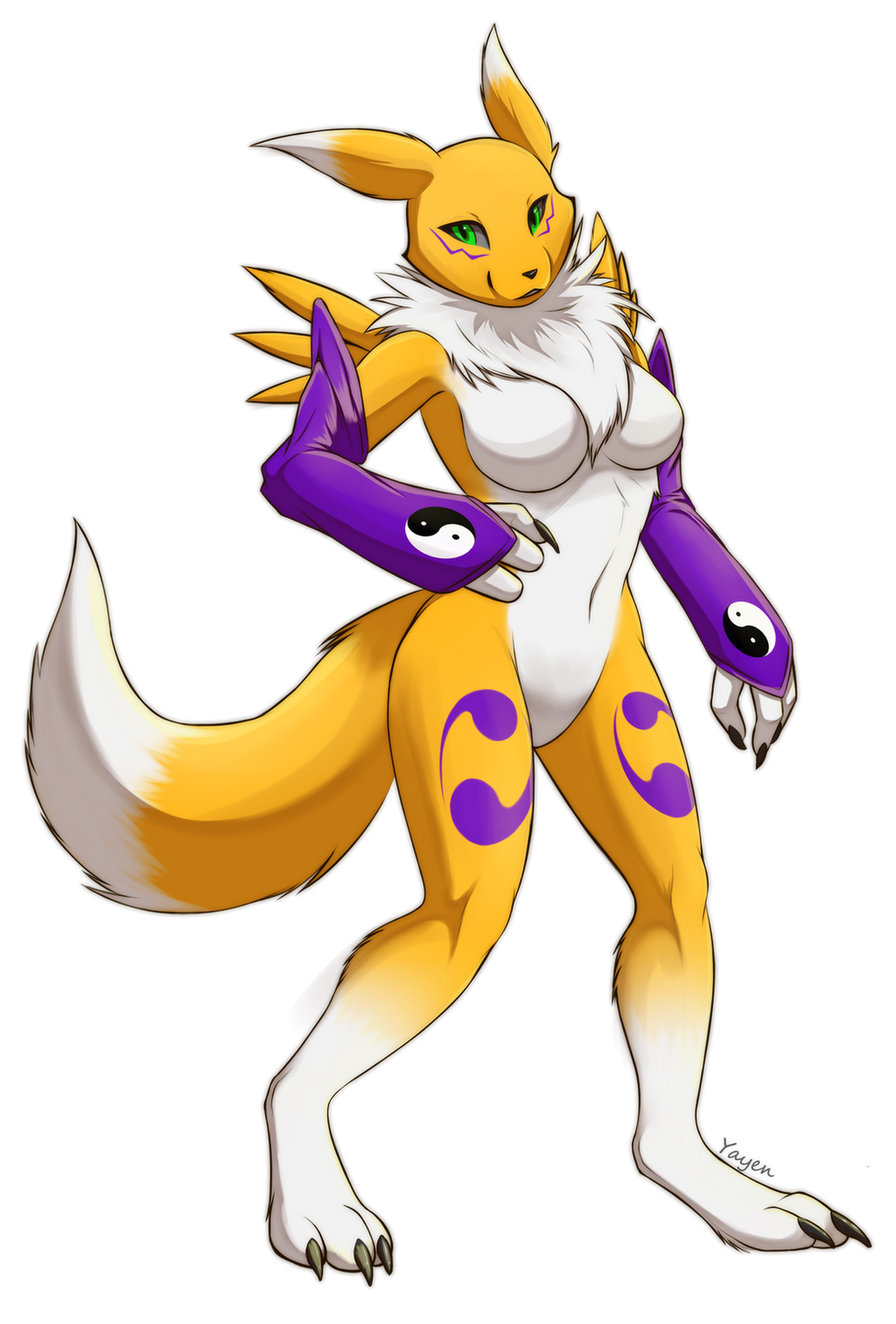 Renamon Commission By Eternity Zinogre On Deviantart