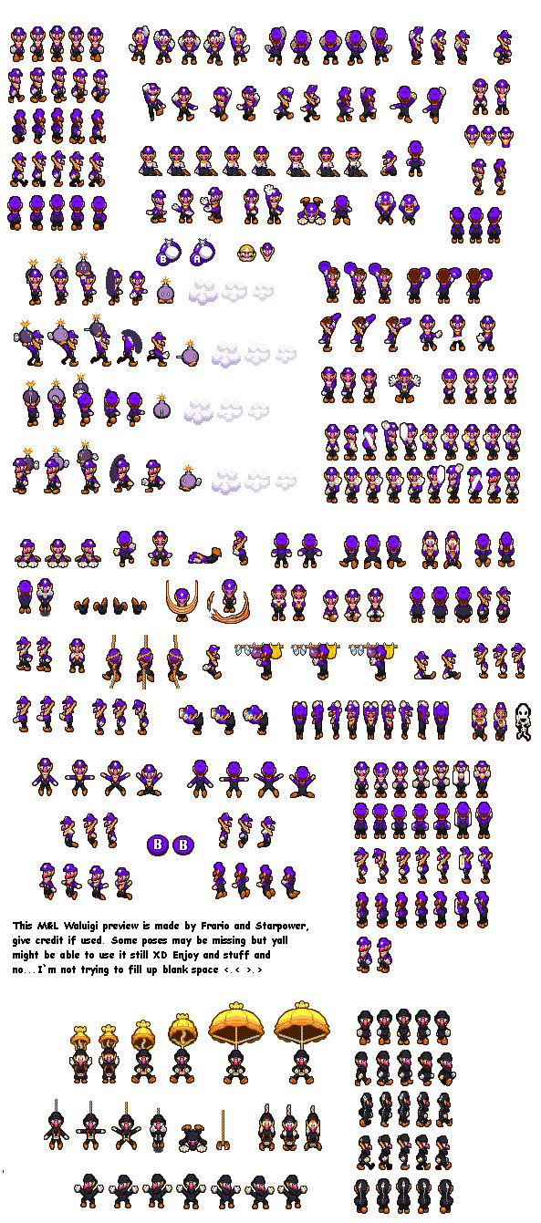 ML styled Waluigi by Starpower13 on DeviantArt