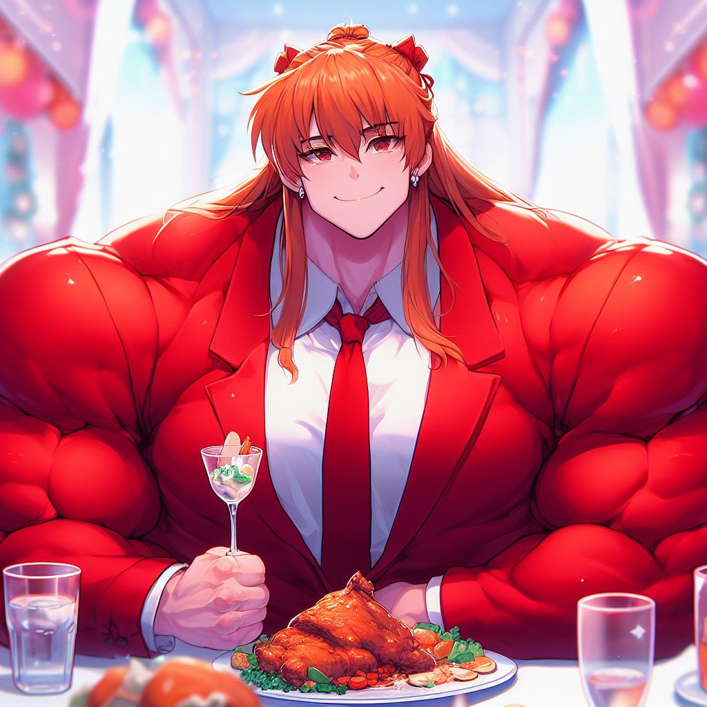 Romantic Dinner With Super Muscular Asuka By Fellspark On Deviantart