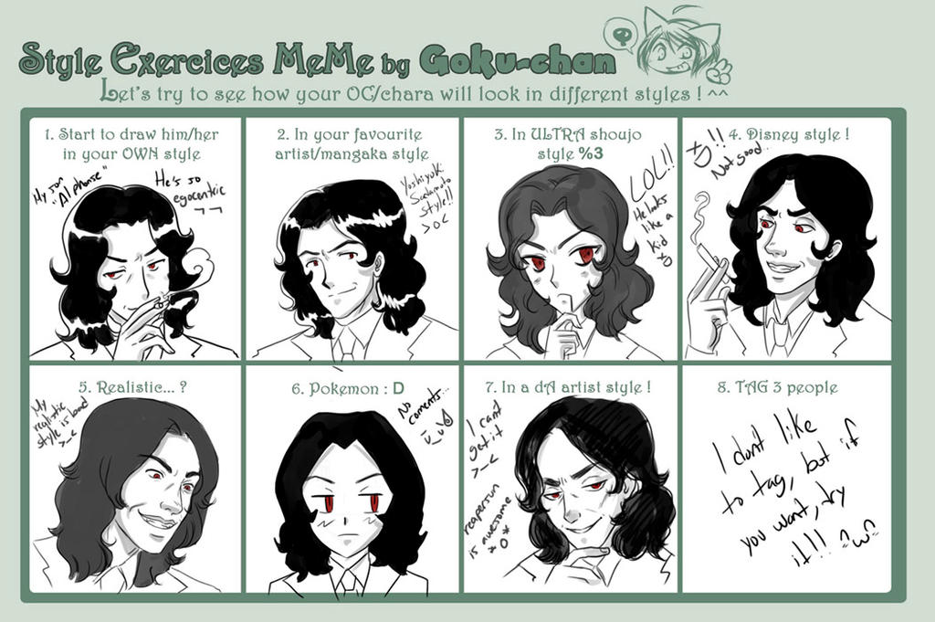 Style Exercices Meme Alphonse By Chaak Kun On Deviantart
