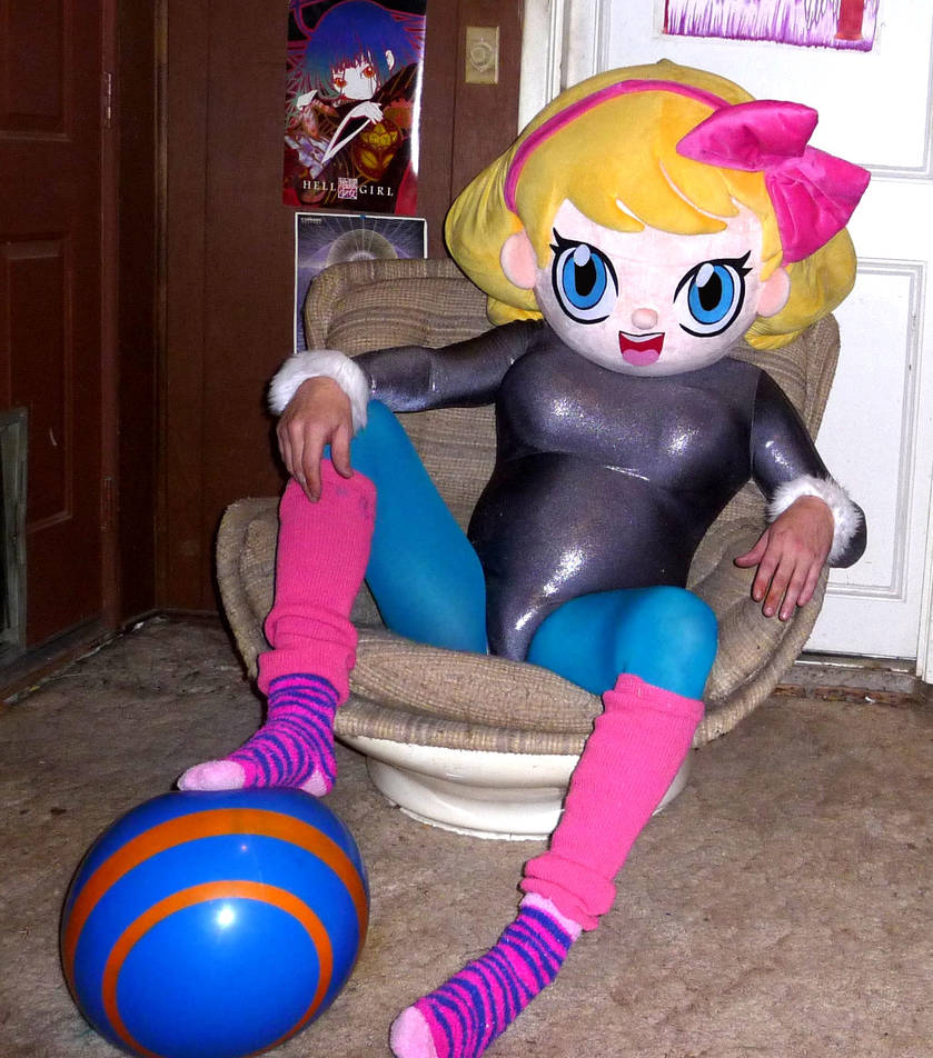 Cartoon Girl In Silver Leotard In Chair 9 By Tshirtartist On Deviantart