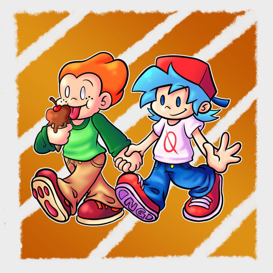 Ice Cream Pico X Bf Fnf By Ruru Glitch On Deviantart