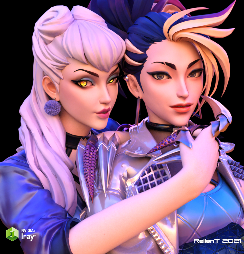 Evelynn X Akali By Reilant On Deviantart