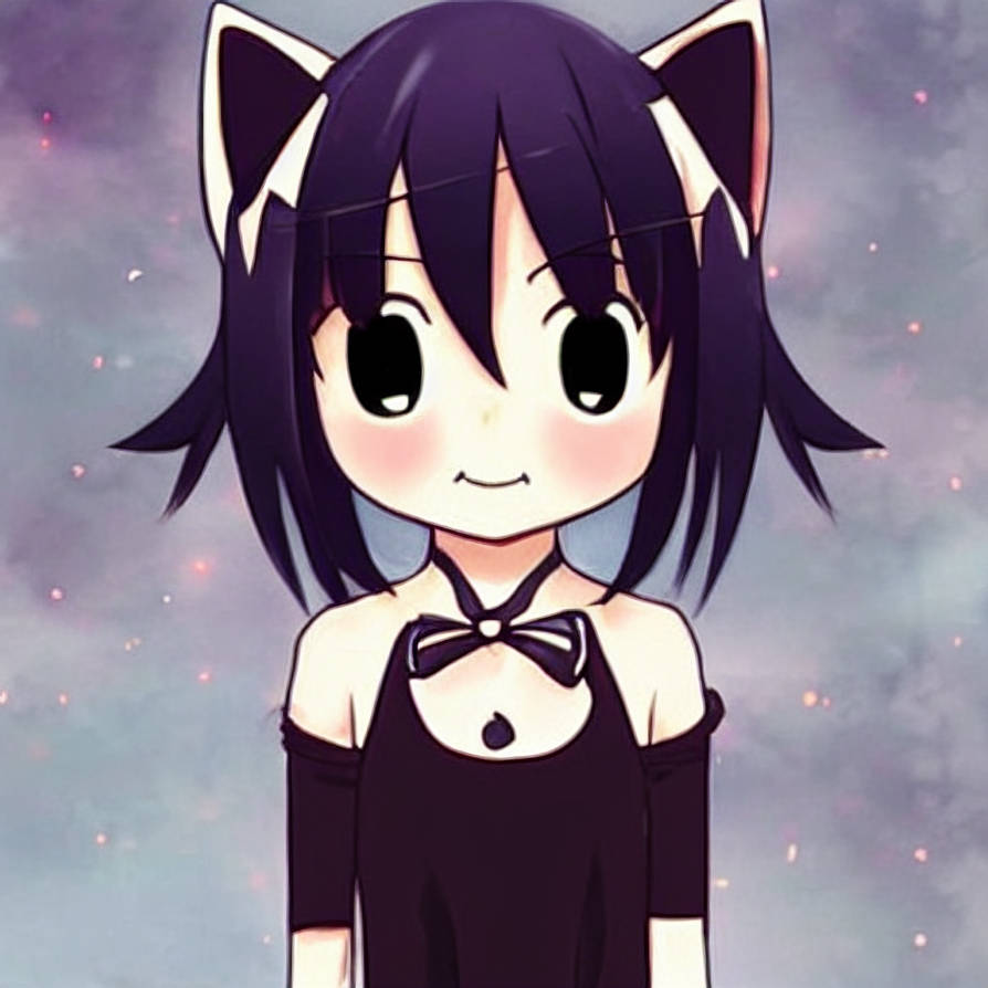 Cute Neko Catgirl Akiko By Intiart On Deviantart