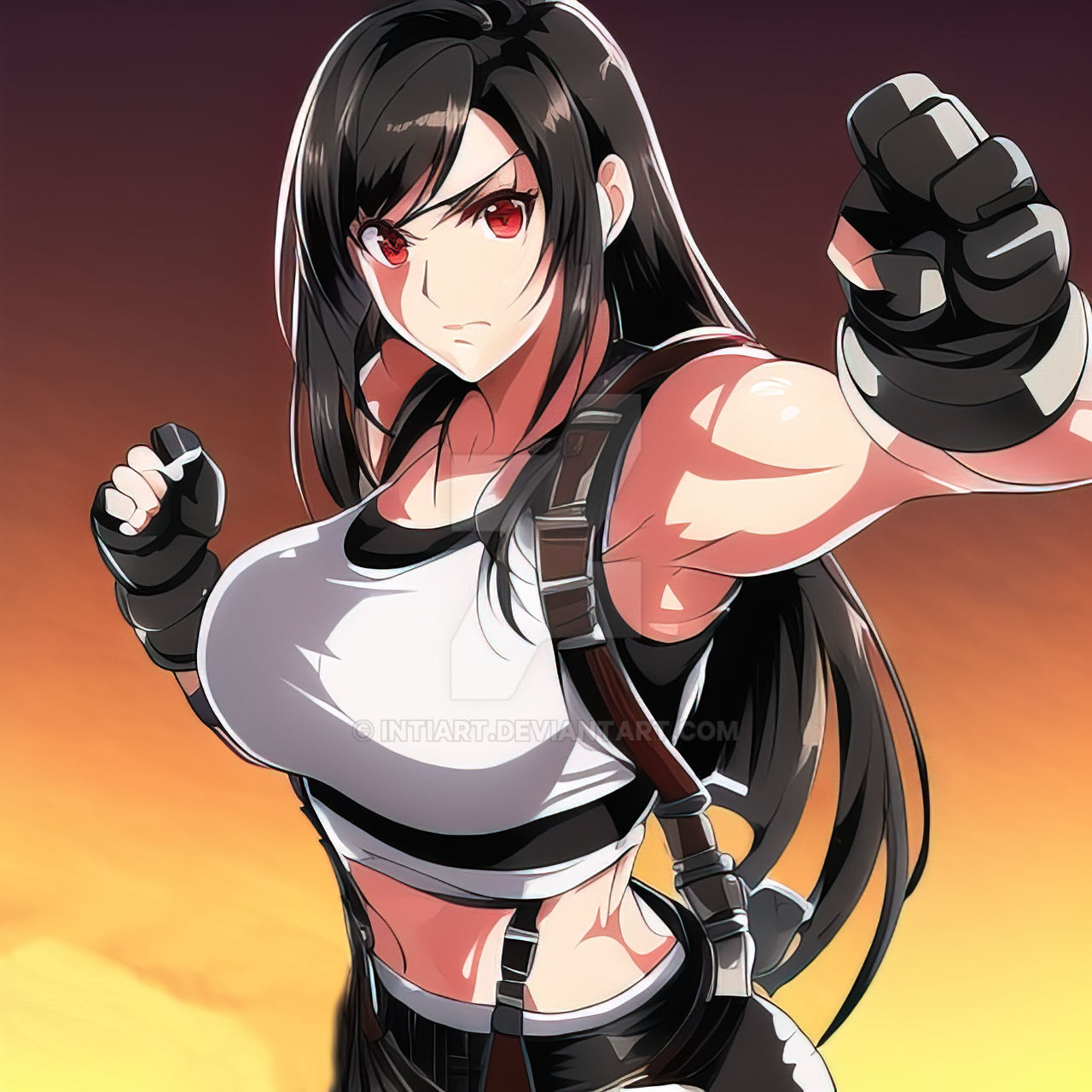 Fierce Tifa! by IntiArt on DeviantArt Fierce Tifa! by IntiArt on DeviantArt
