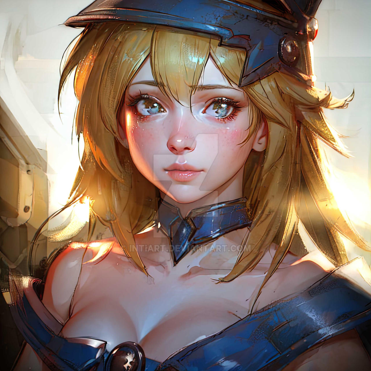 Dark Magician Girl Portrait By Intiart On Deviantart