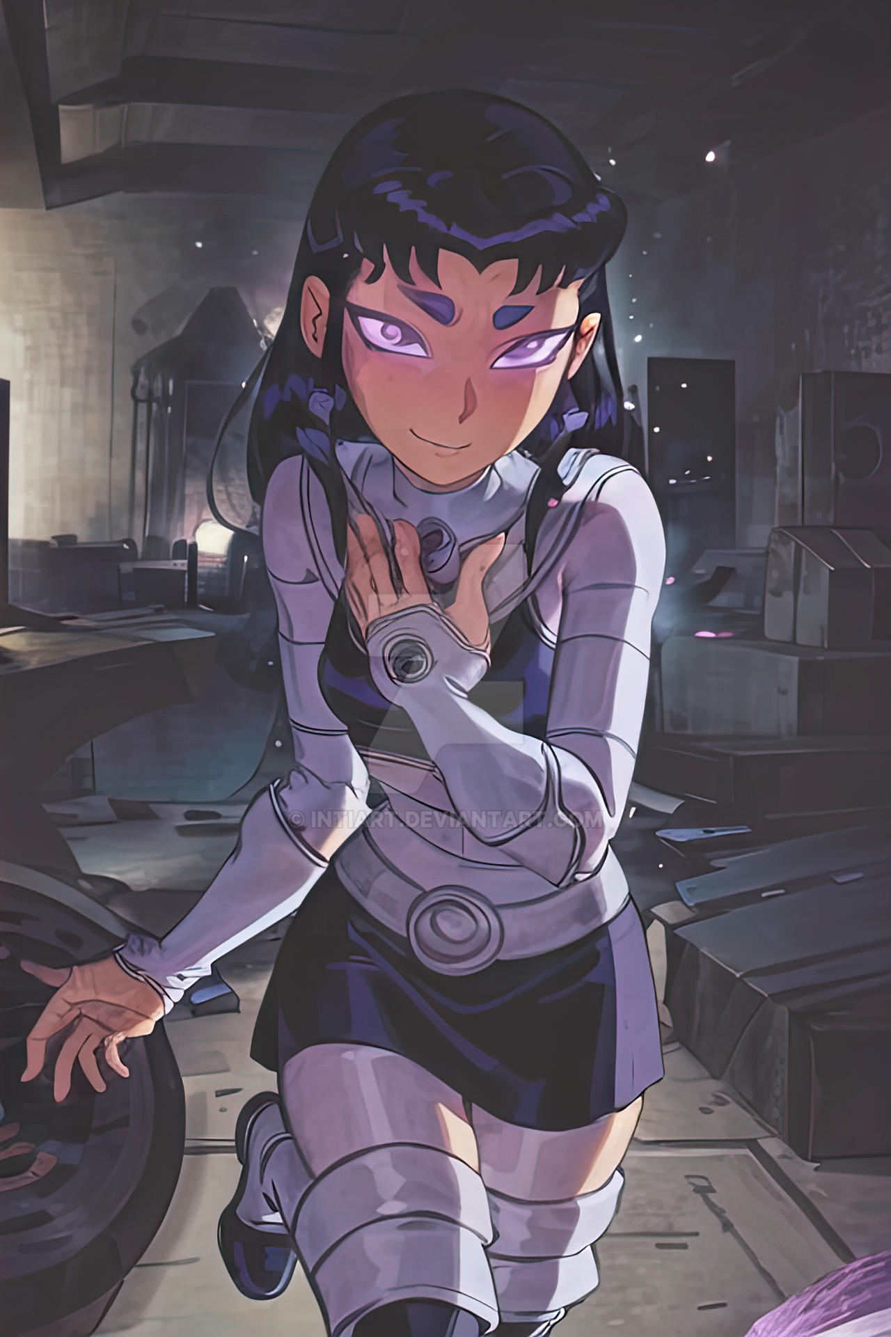 Blackfire Pose By Intiart On Deviantart