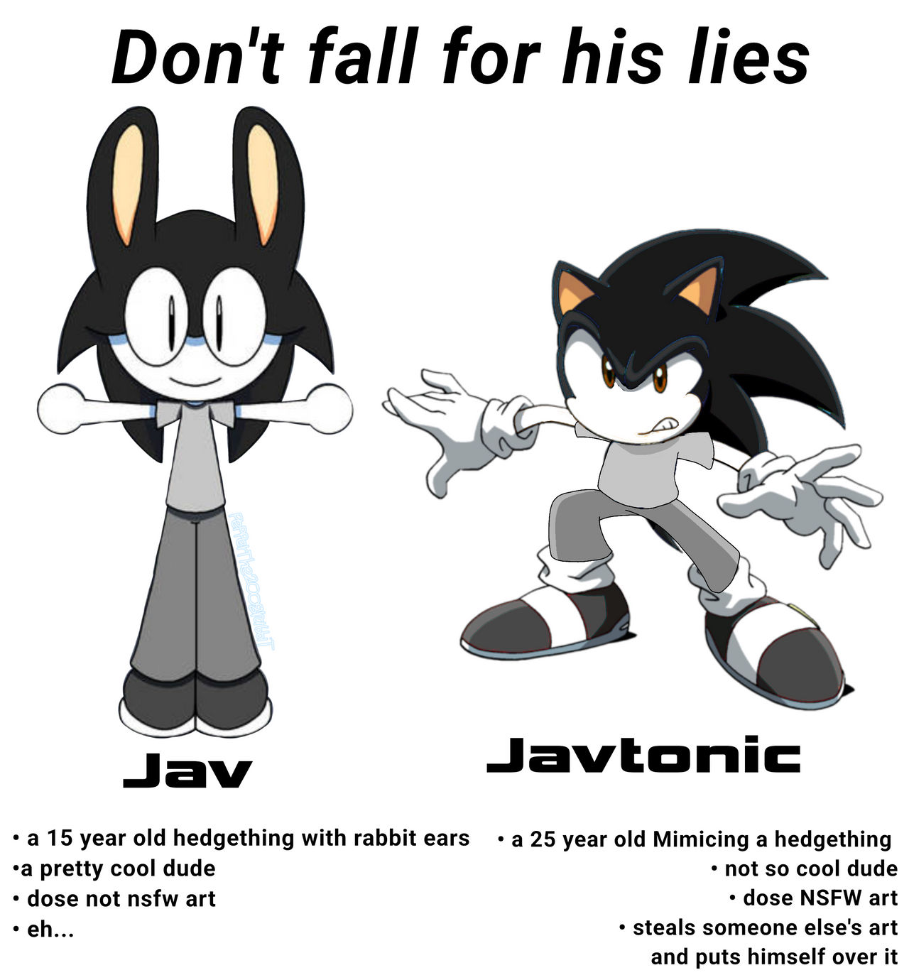 Don't fall for his lies by pepperthe2008rabbit on DeviantArt Don't fall for his lies by pepperthe2008rabbit on DeviantArt