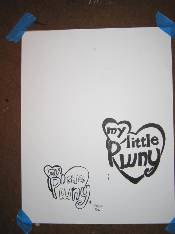 My Little Pwny Initial Logo by mattmangrease on DeviantArt