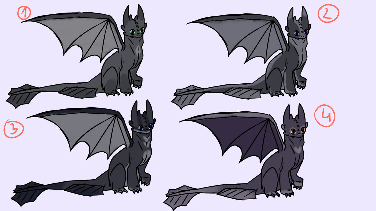 Httyd Adult Night Fury Adopts 1 By Blujaay On Deviantart