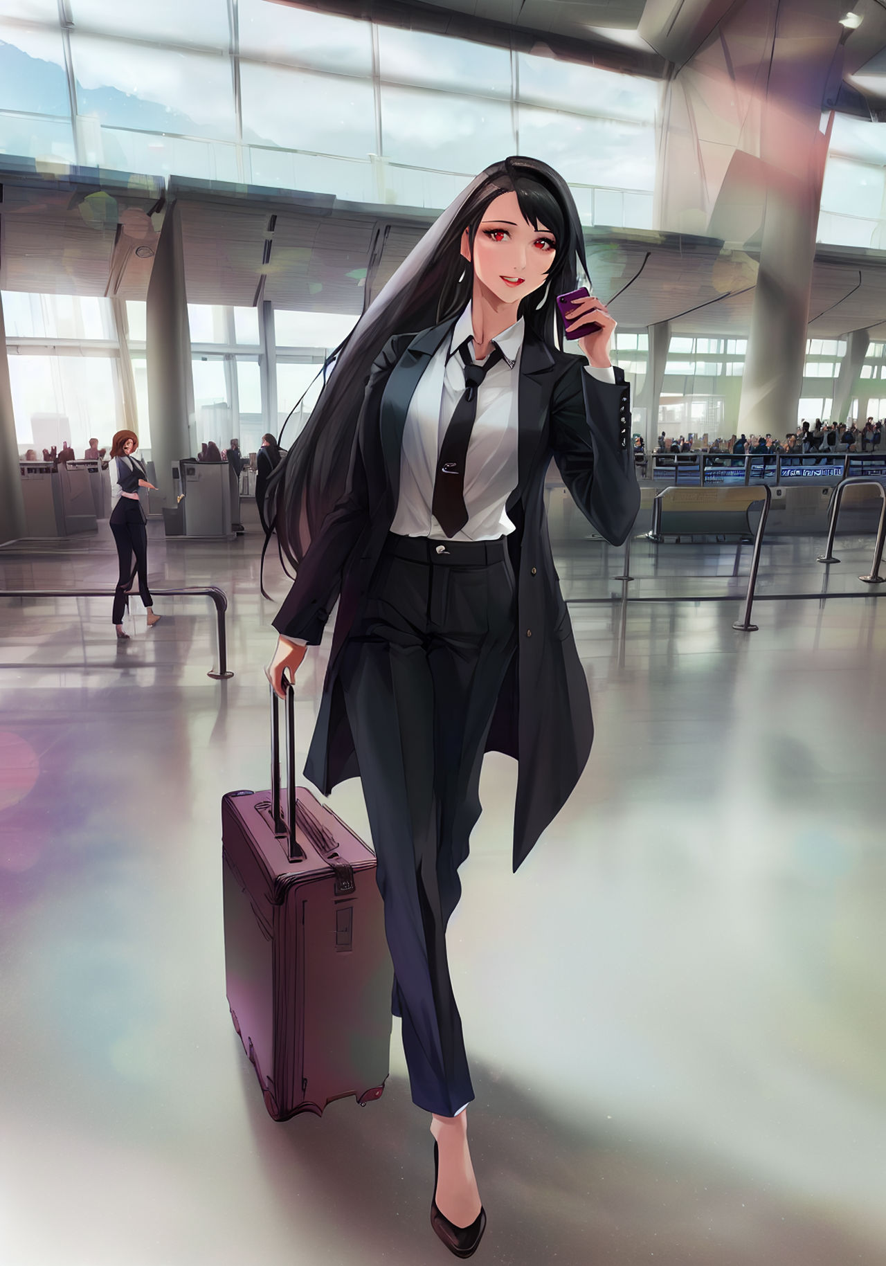 Tifa At The Airport 02 By Tifafan1997 On Deviantart