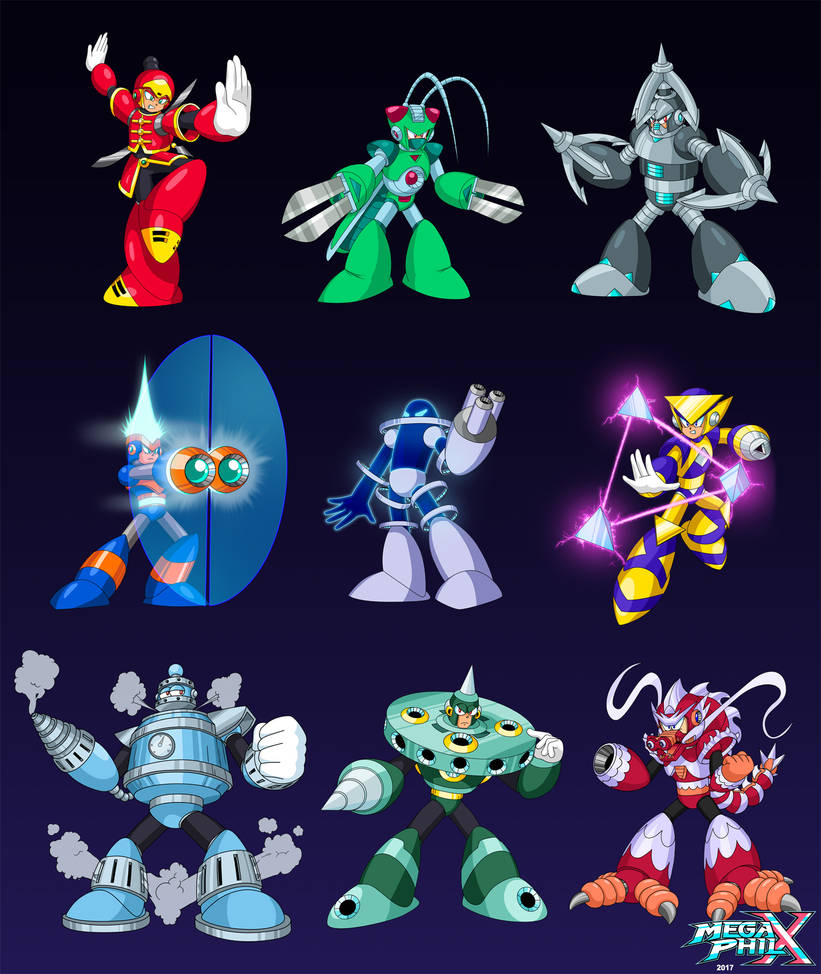 9 New Robot Masters (Illustrations) by MegaPhilX on DeviantArt 9 New Robot Masters (Illustrations) by MegaPhilX on DeviantArt