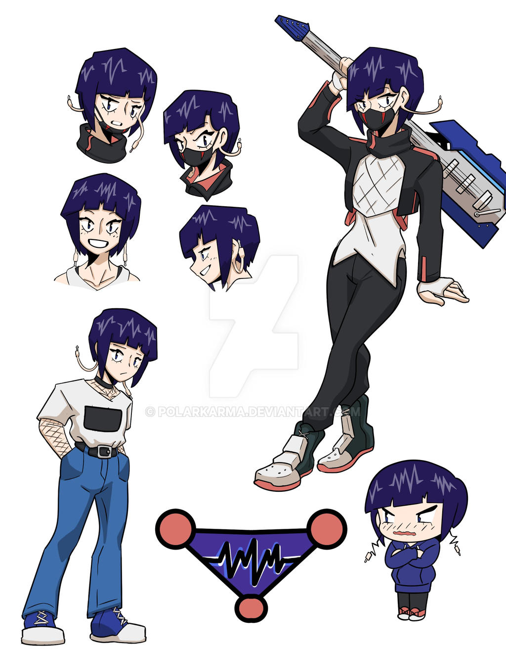 Jirou Kyoka Compulsion Costume Redesign By Polarkarma On Deviantart