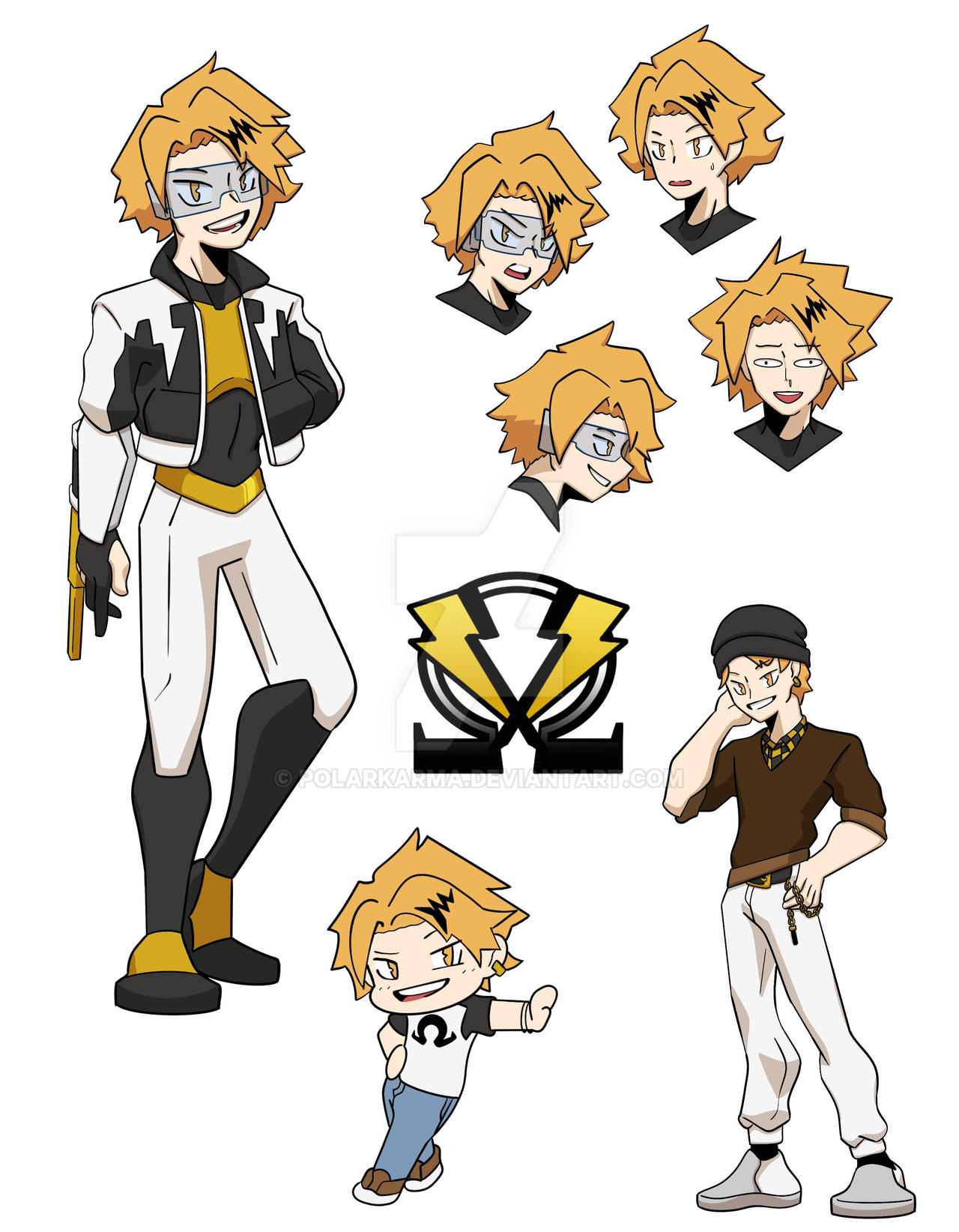 Kaminari Denki Compulsion Costume Redesign By Polarkarma On Deviantart