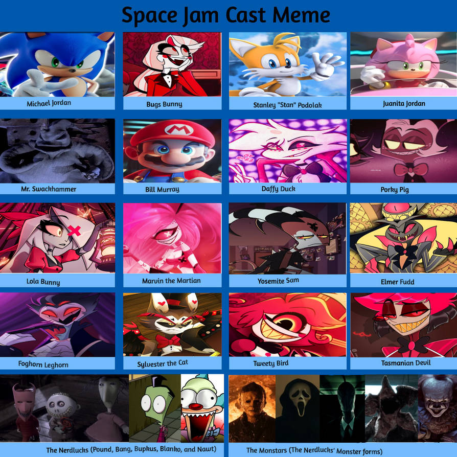 Spooky Jam (Space Jam) Cast Meme by JosephPlus2001 on DeviantArt Spooky Jam (Space Jam) Cast Meme by JosephPlus2001 on DeviantArt