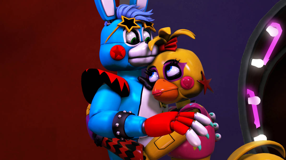 Glamrock Toy Bonnie X Glamrock Toy Chica By Pamkungg On Deviantart