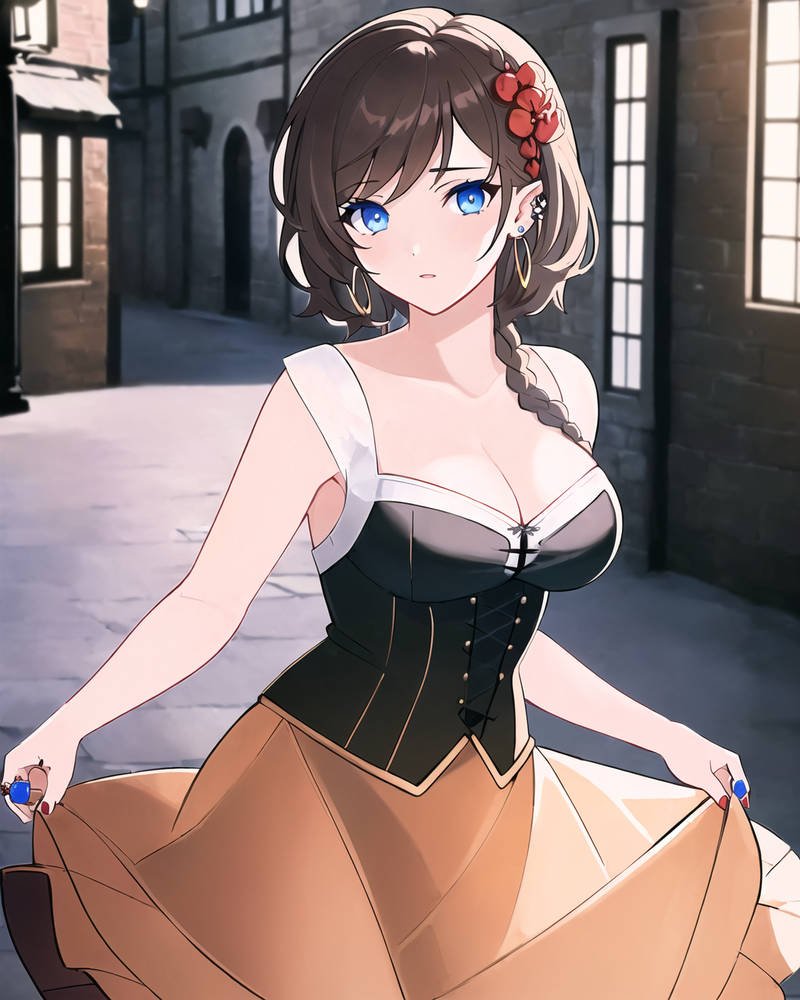 Agnea Bristarni Model Pilot R7 Octopath Traveler By Zoneofendless On