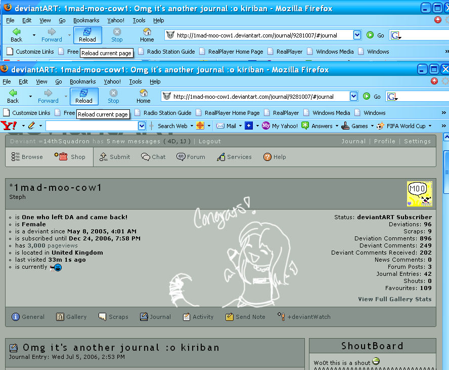 Another screenshot caught by 14thSquadron on DeviantArt