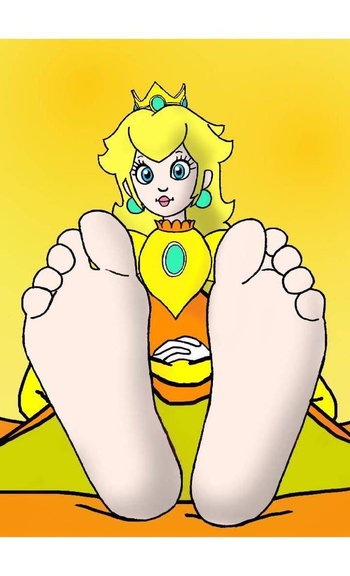 Princess Peach Feet Disguised As Daisy By Tiger839 On Deviantart