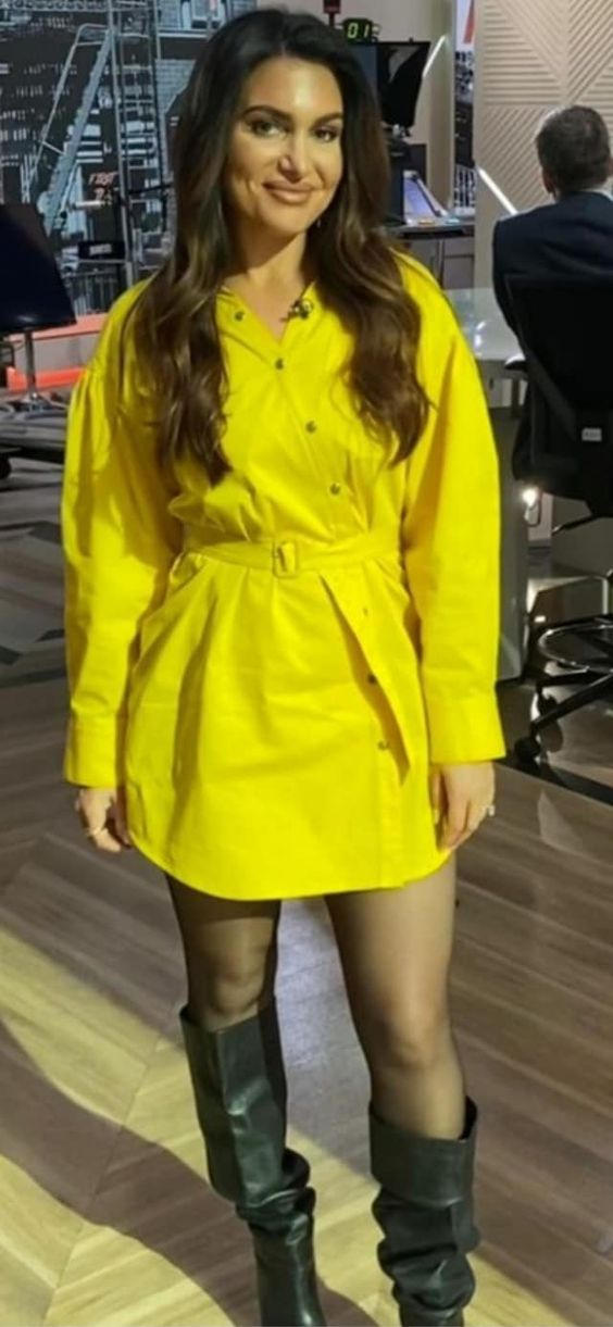Molly Qerim Rose Yellow Dress By Mvdbutler On Deviantart