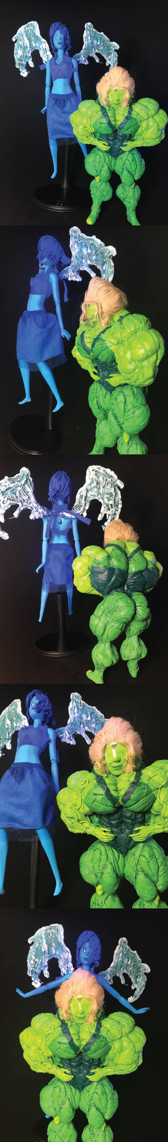 Proper Sized Peridot and Lapis by AAAT-DA on DeviantArt Proper Sized Peridot and Lapis by AAAT-DA on DeviantArt