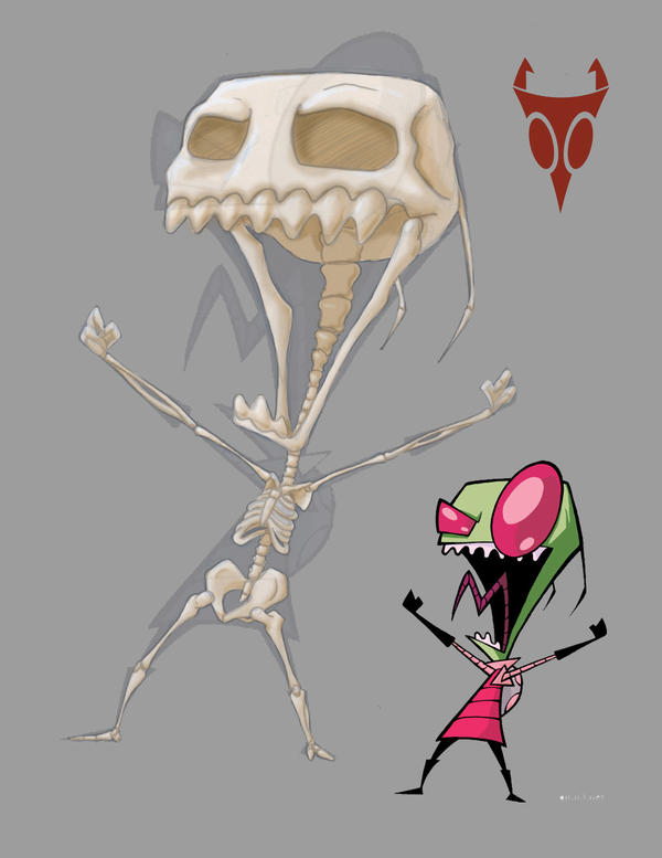 Zim Skeleton by TheStangman on DeviantArt
