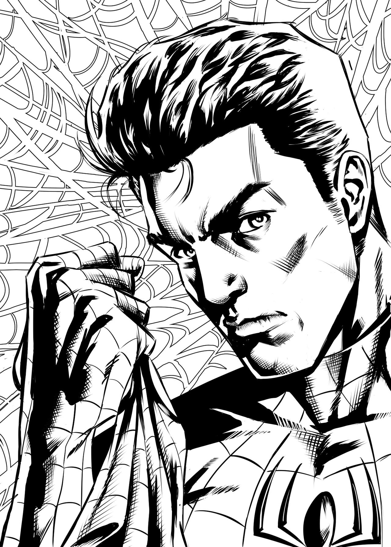 Spider-man Peter Parker By Damiandisaster On Deviantart
