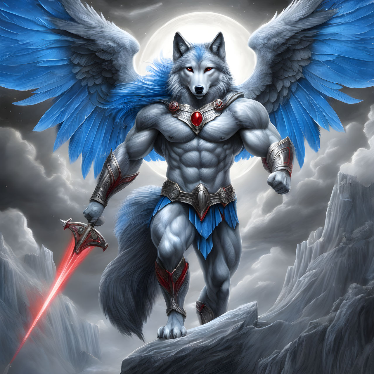 Angel Wolf 1 By Wolffurt On Deviantart