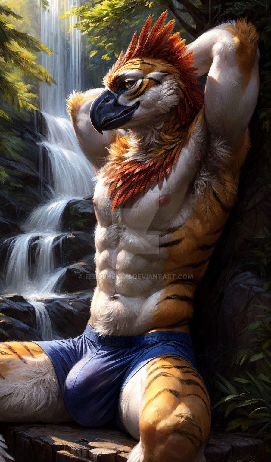 Clare Anthro Avian By Ferophemon On Deviantart