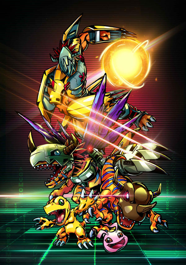 Digimon Agumon Digivolution Line By Canvasmon On Deviantart