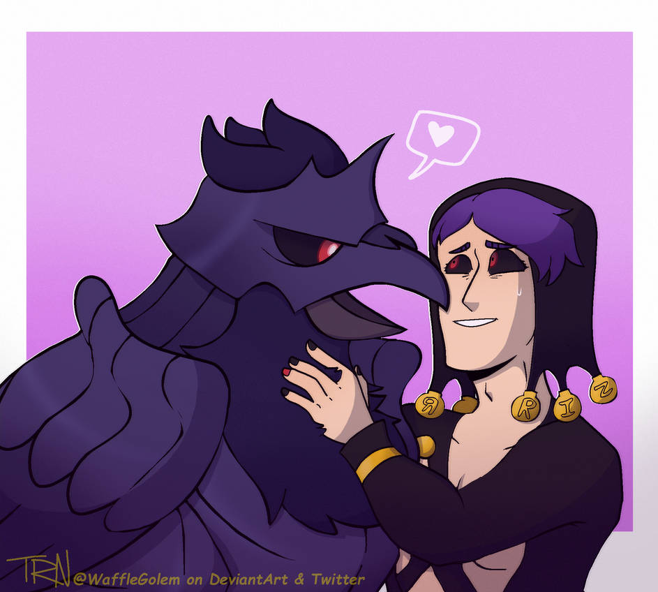 Big Goth Birb and Big Goth Boy by WaffleGolem on DeviantArt Big Goth Birb and Big Goth Boy by WaffleGolem on DeviantArt